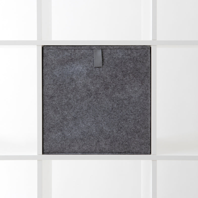 Kallax Boxen aus Filz und Pappkarton